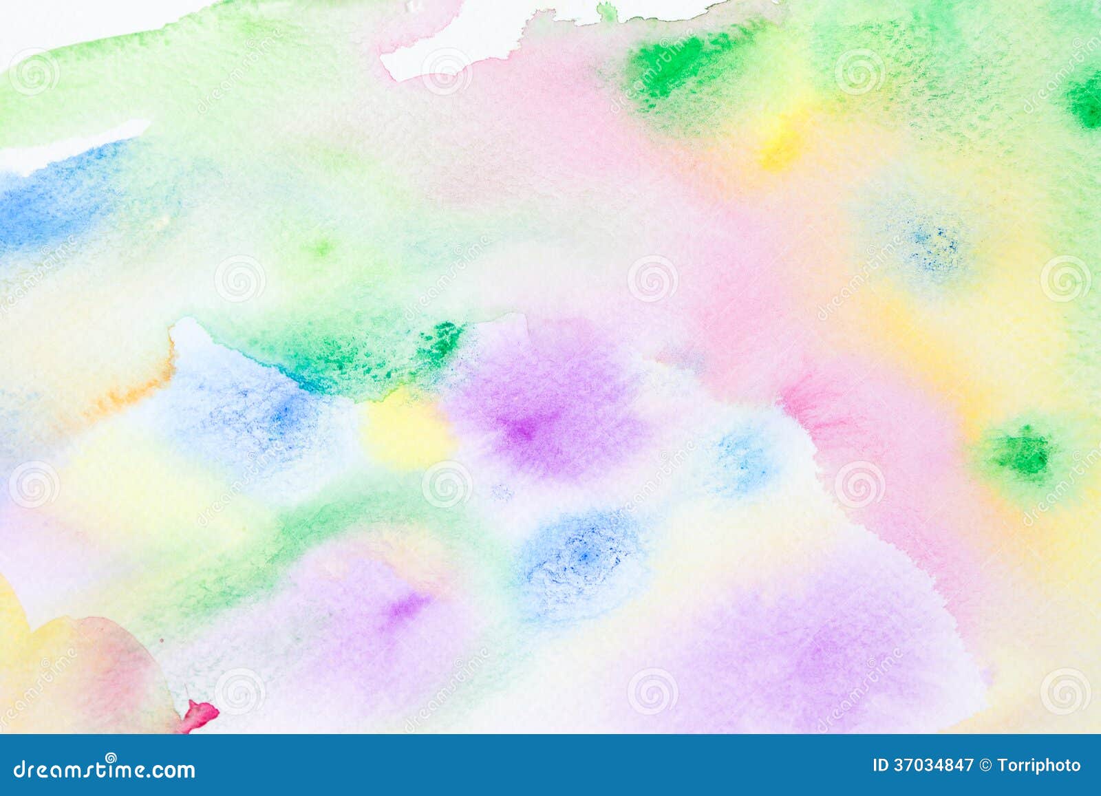 Spring Watercolor Abstract Background Stock Image - Image of blue ...