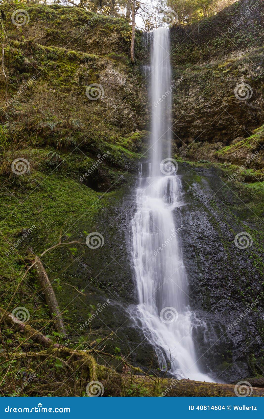 Spring waterfalls stock photo. Image of beautiful, rocks - 40814604