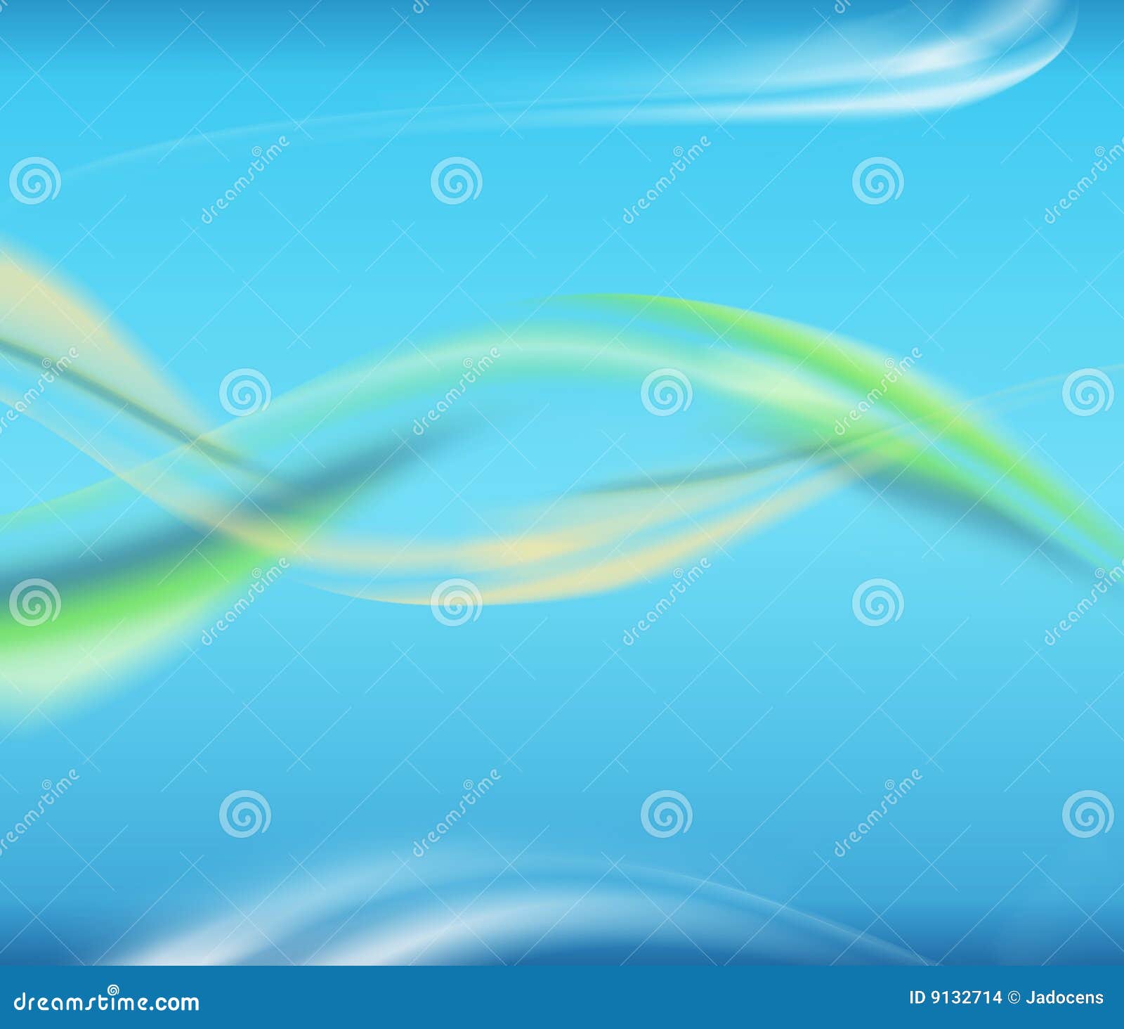 Spring waves stock illustration. Illustration of idea - 9132714