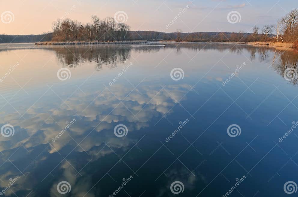Spring, Whitford Lake stock image. Image of beauty, nature - 8868519