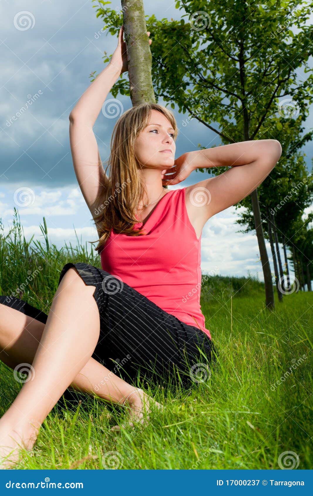 Spring woman stock image. Image of autumn, leisure, happiness - 17000237