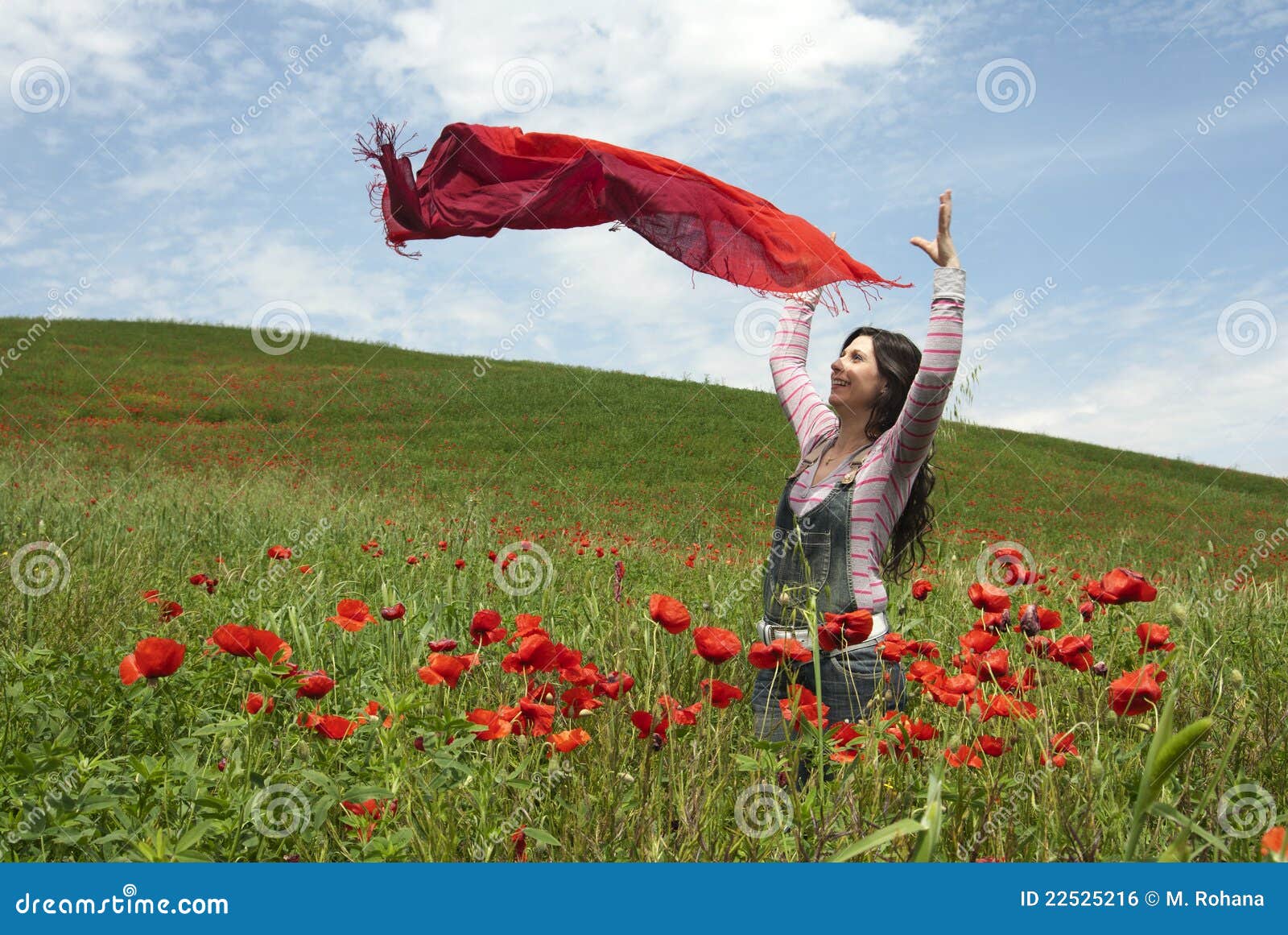 Spring woman stock photo. Image of happy, outdoor, girl - 22525216