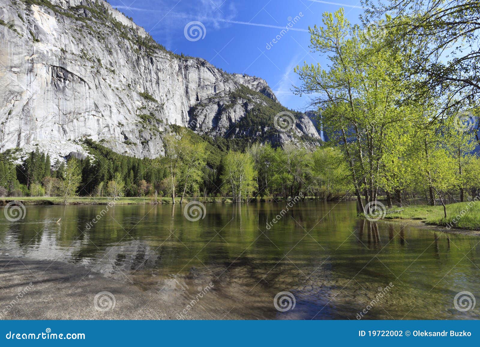 Spring in Yosemite Valley stock photo. Image of california - 19722002