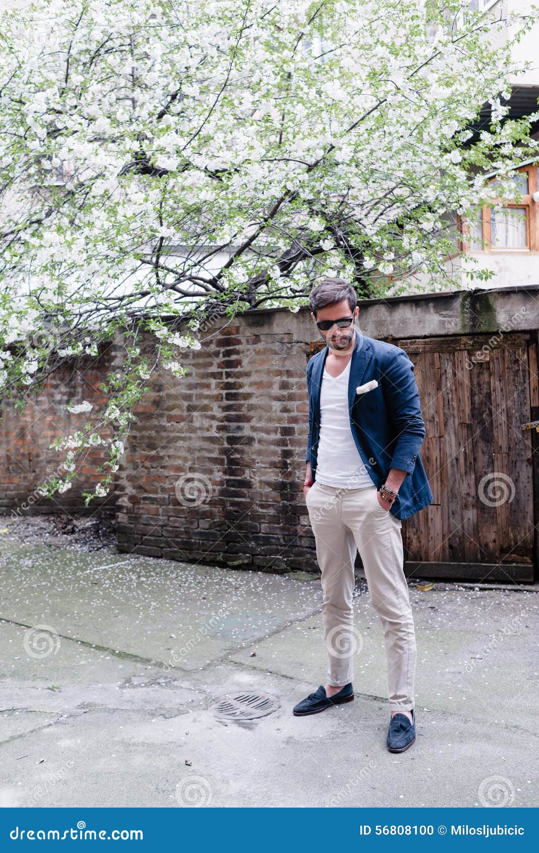 Spring stock photo. Image of casual, natural, groom, beautiful - 56808100