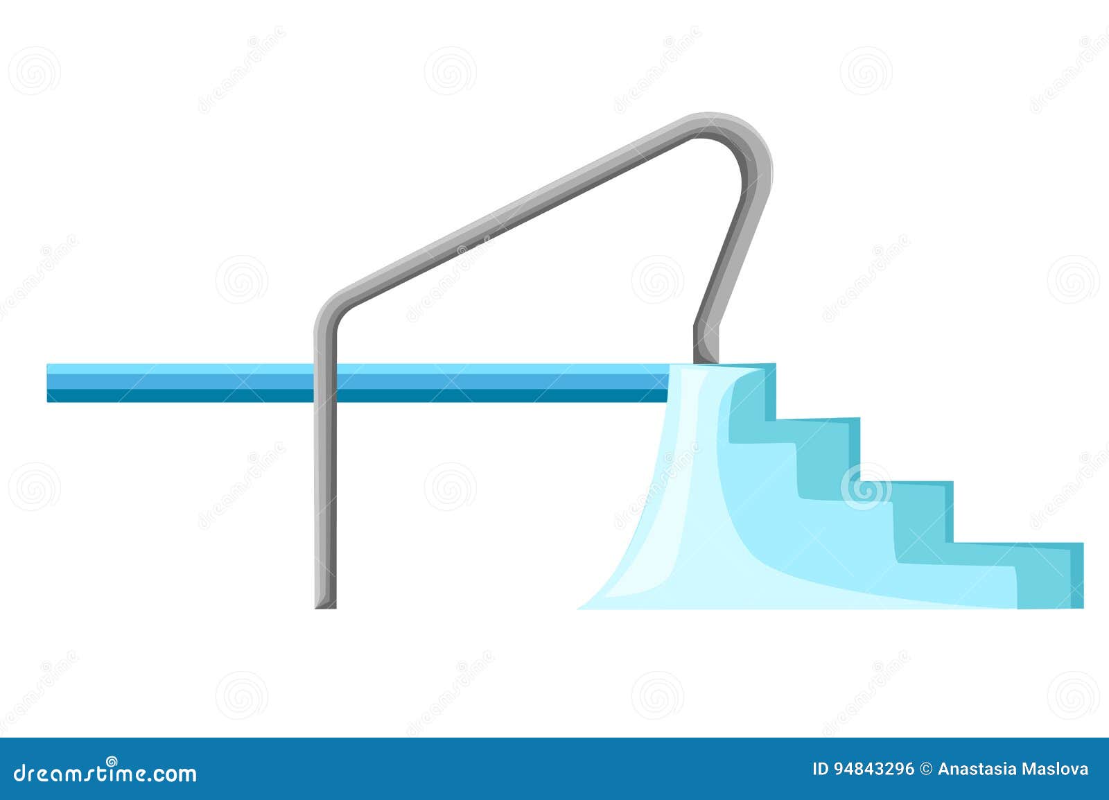 Springboard Icon in Flat Style on a Green Background Web Site Page and ...