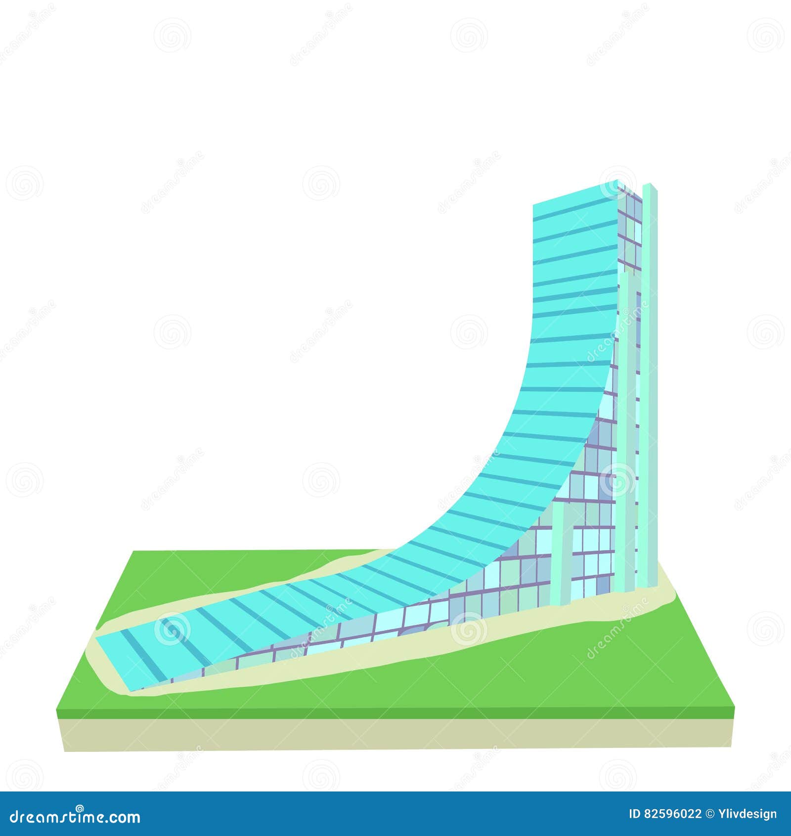 Springboardvicon, Cartoon Style Stock Vector - Illustration of icon ...