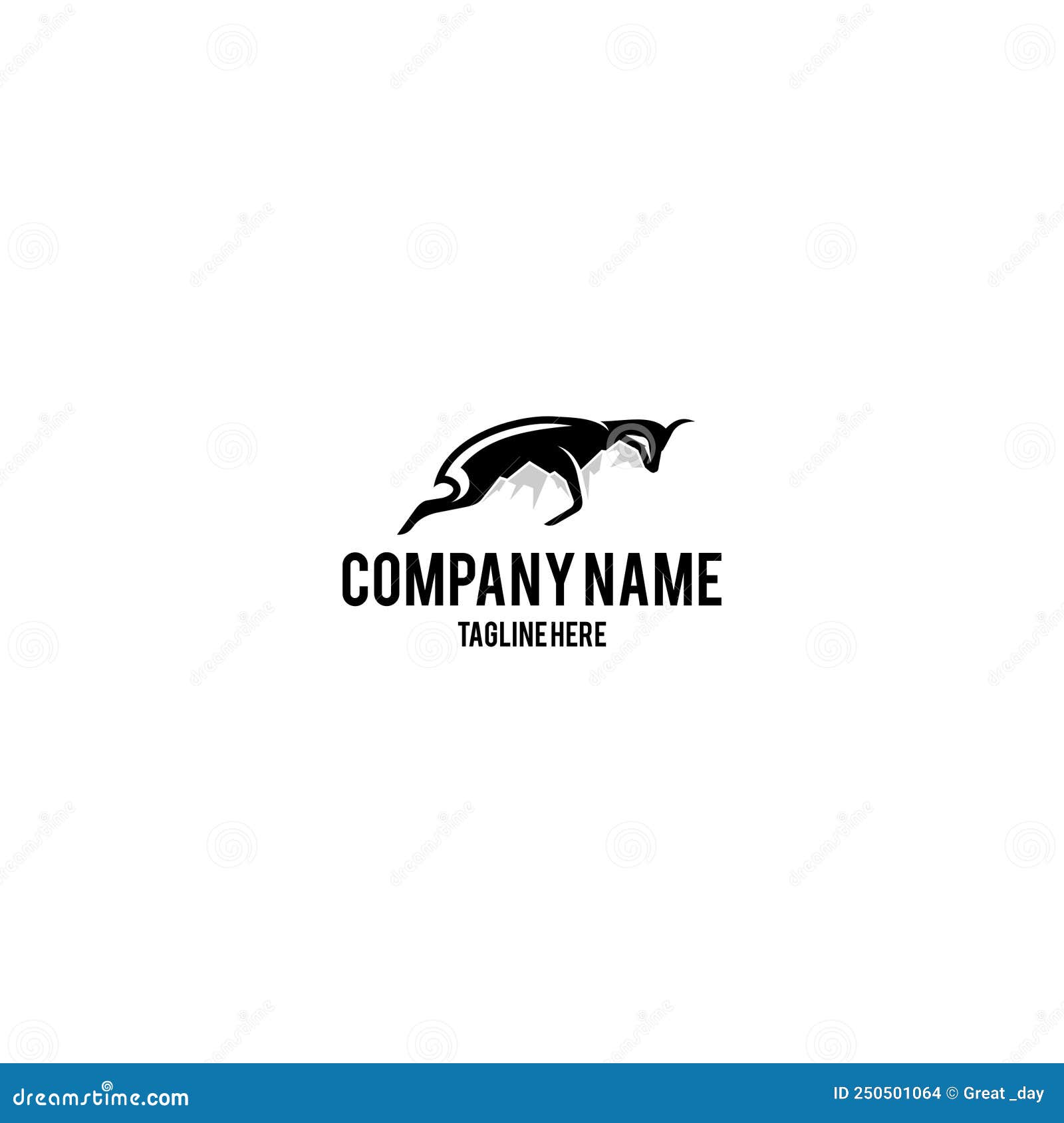 Springbok Logo Vector Graphic Design Stock Vector - Illustration of ...