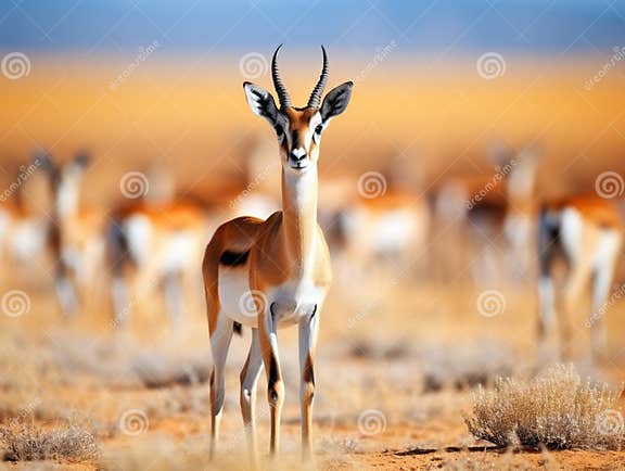 Springbok stock illustration. Illustration of african - 293705879