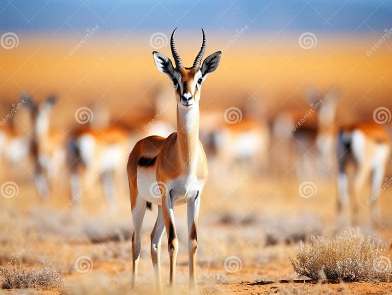 Springbok stock illustration. Illustration of african - 293705879