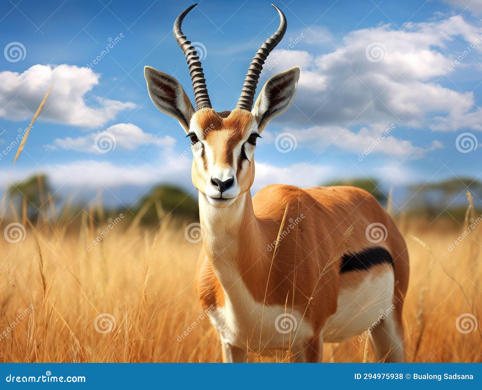 Springbuck Made with Generative AI Illustration Stock Illustration ...