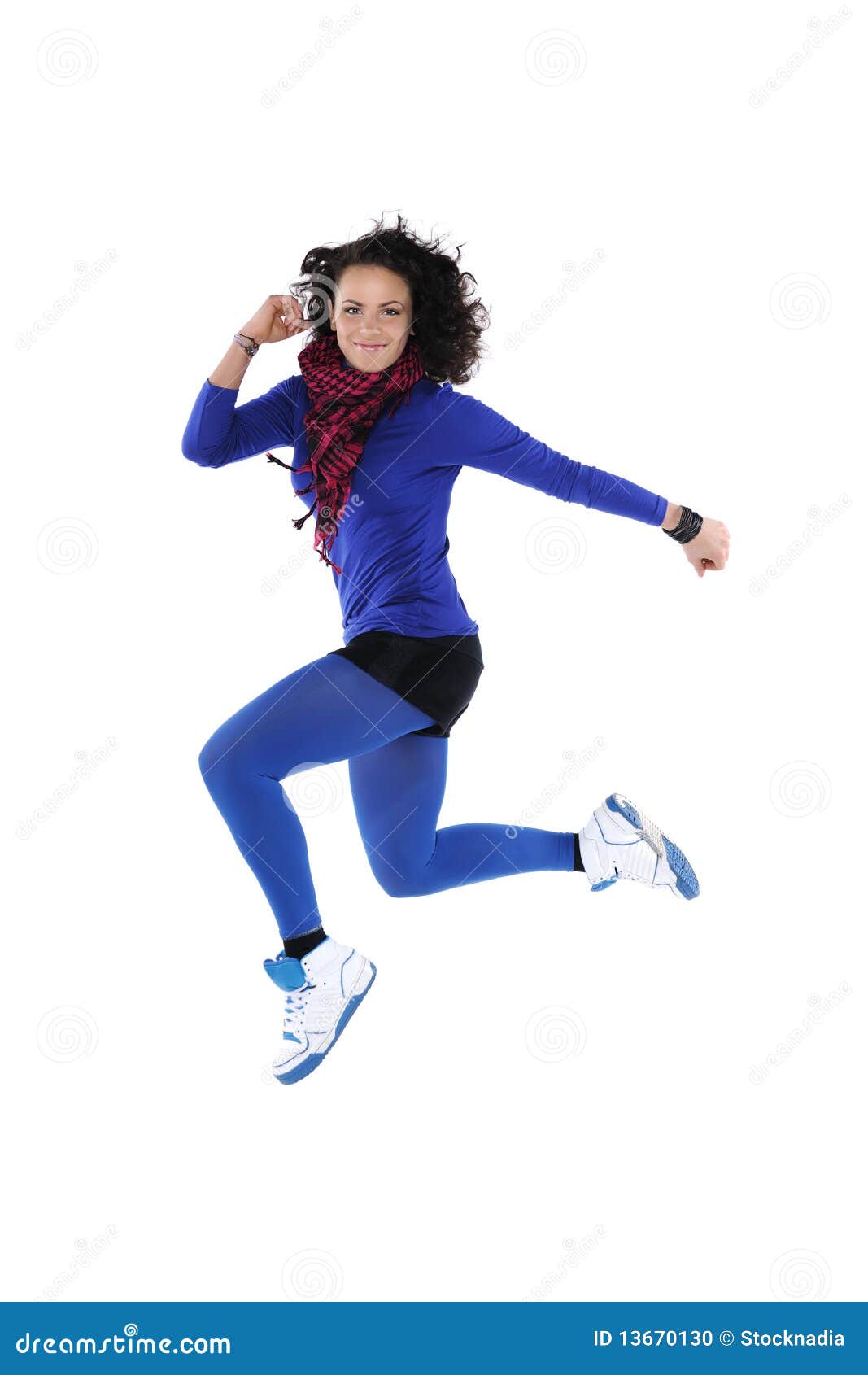 Springende danser stock foto. Image of stel, uitdrukking - 13670130