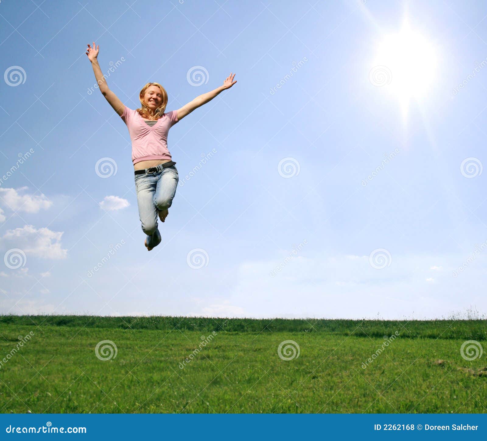 Springende Vrouw Picture. Image: 2262168