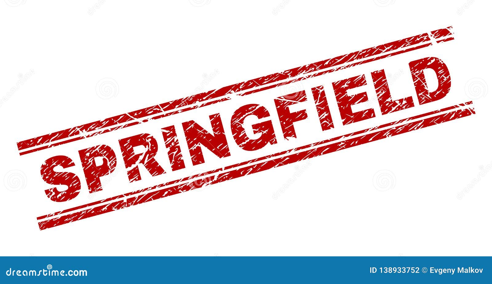 Grunge Textured SPRINGFIELD Stamp Seal Stock Vector - Illustration of ...