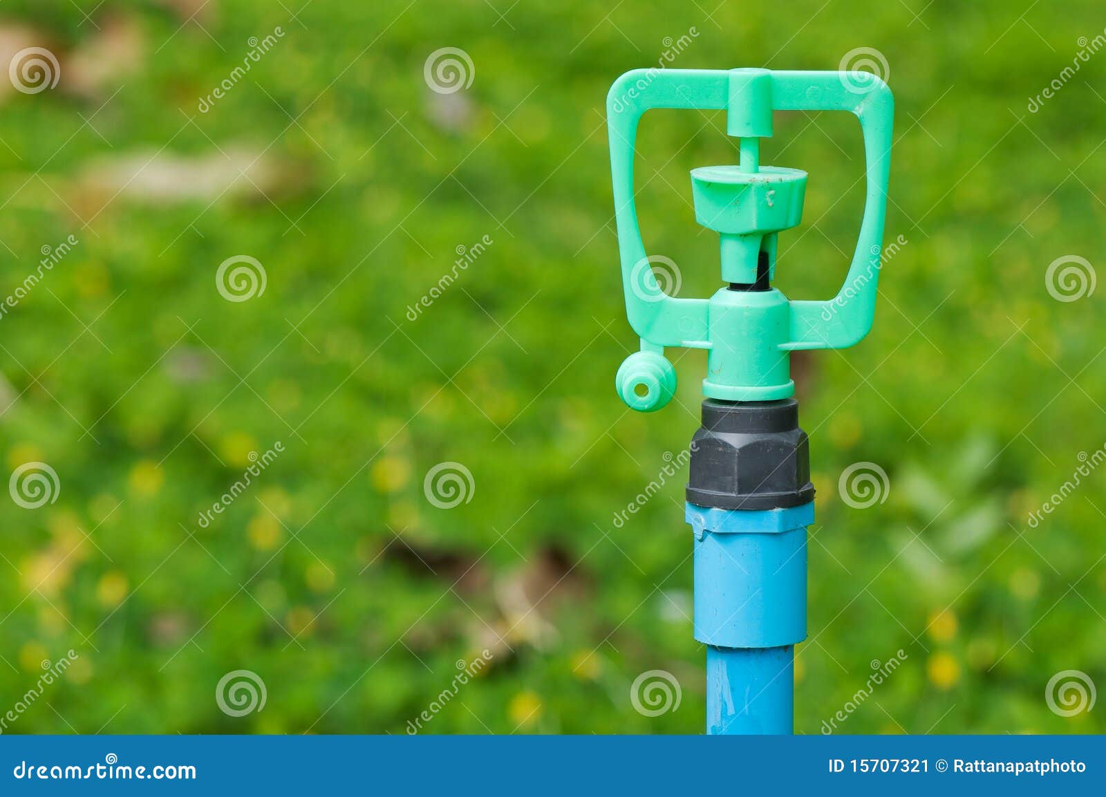 Springle stock image. Image of plant, blue, irrigation - 15707321