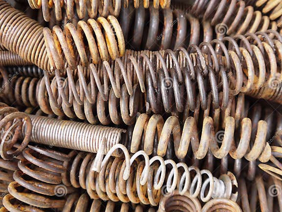 The springs. stock image. Image of spring, flexible, metal - 27424151