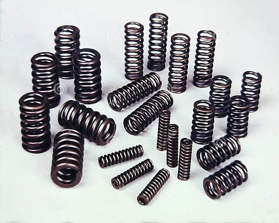 Black springs stock image. Image of machinery, macro - 300159885