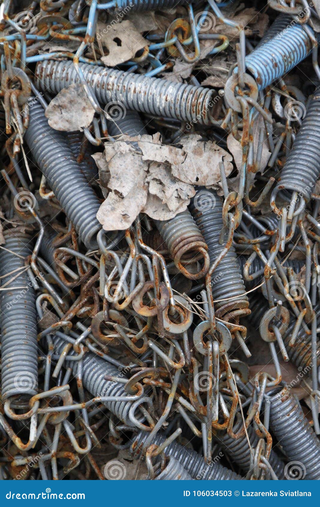 Springs, iron stock image. Image of engineered, expanded - 106034503