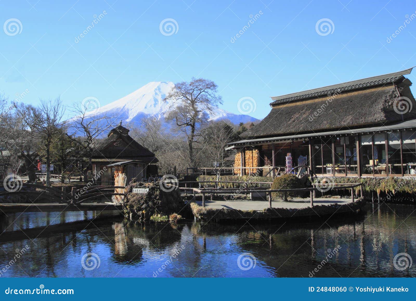 Springs of Mt.Fuji stock photo. Image of fuji, reflection - 24848060