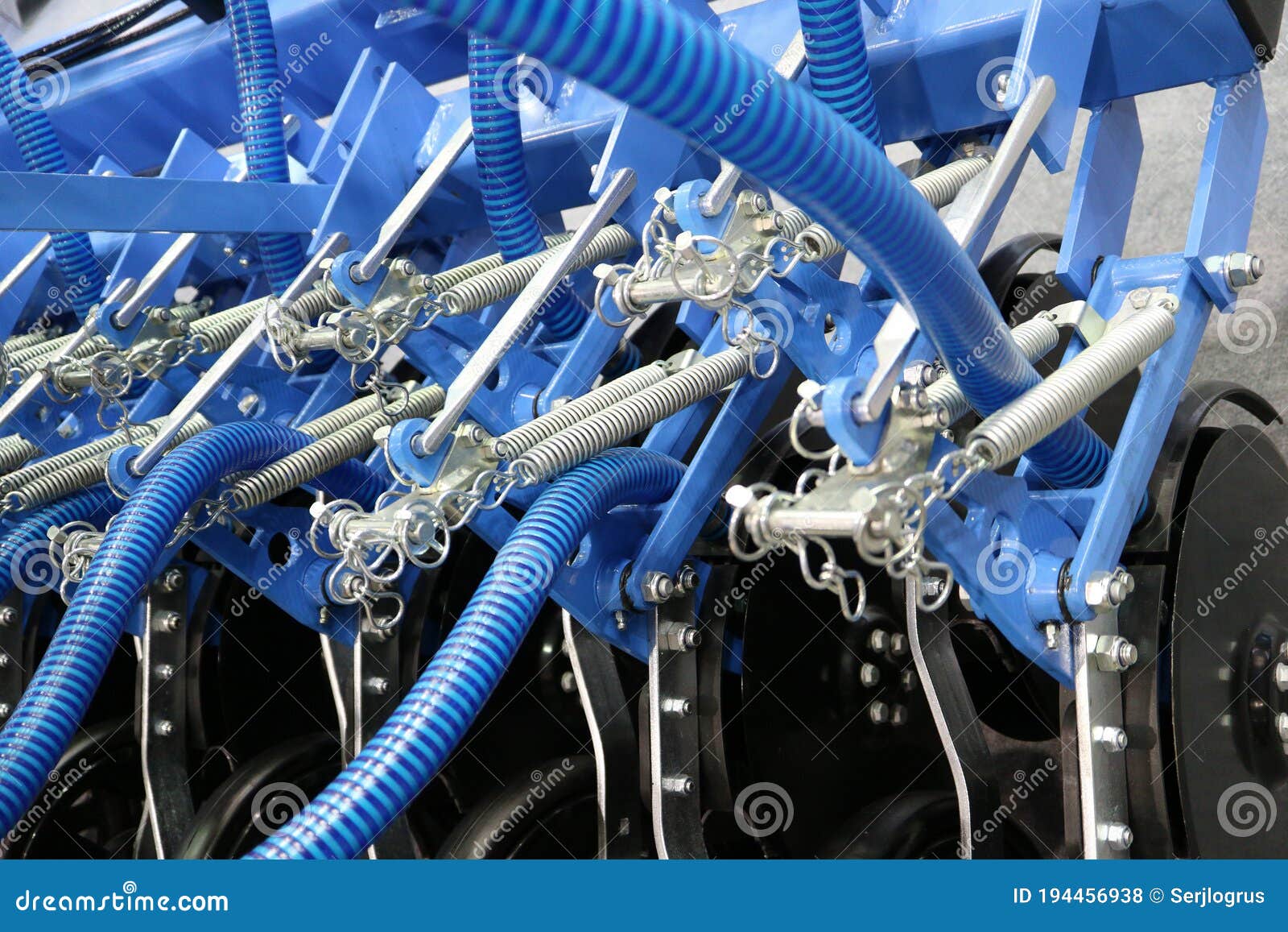 Row seeder stock photo. Image of crop, plant, equipment - 194456938