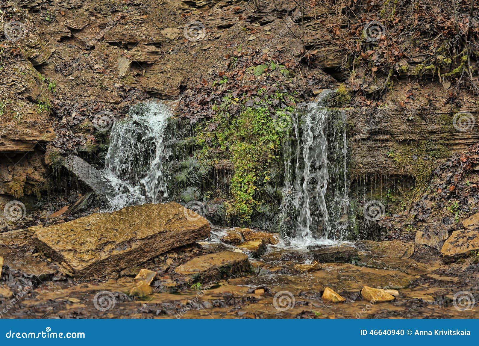 Springs of water stock photo. Image of level, basalt - 46640940