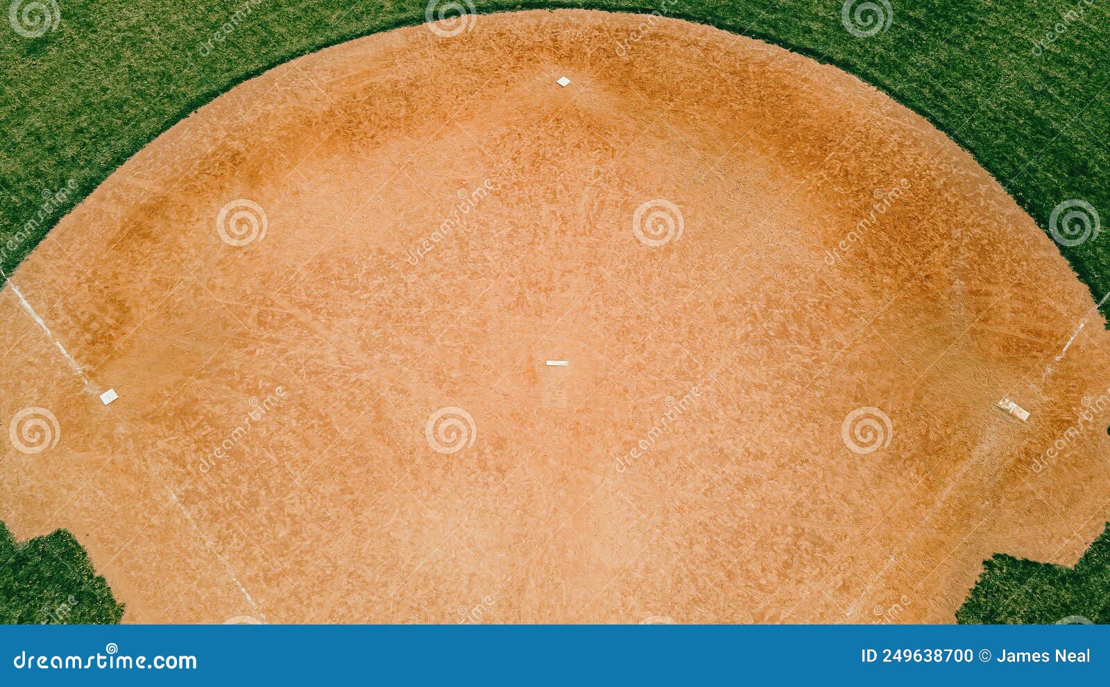 Springtime Baseball Diamonds at Rural Park Stock Photo - Image of light ...