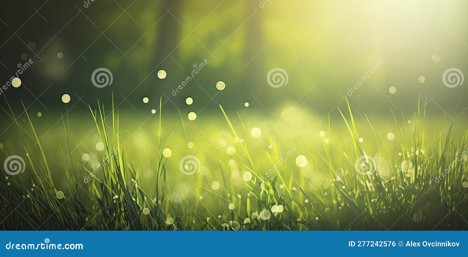 Springtime Bliss: a Nature Background with Bokeh Effect for Invitations ...