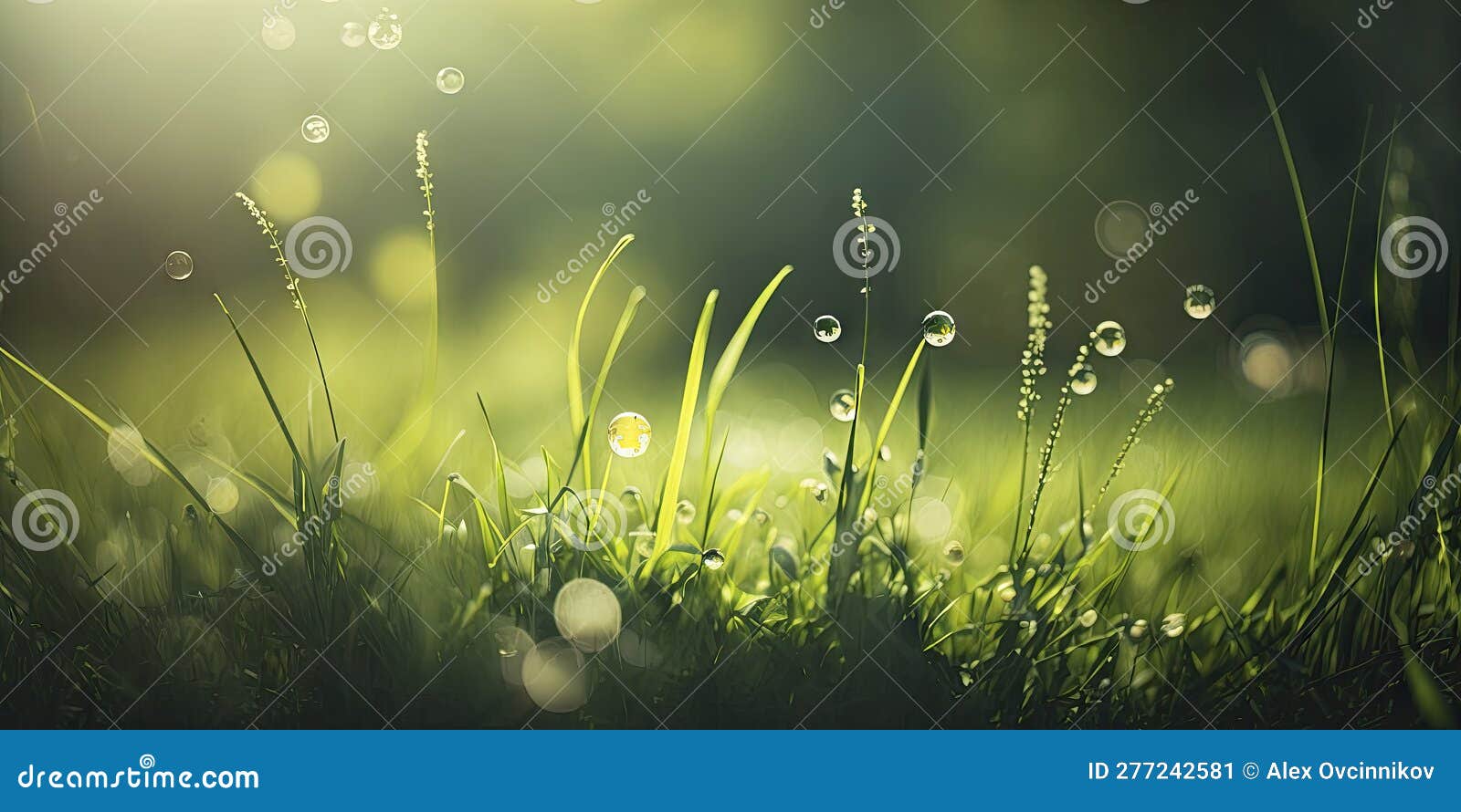 Springtime Bliss: a Nature Background with Bokeh Effect for Invitations ...