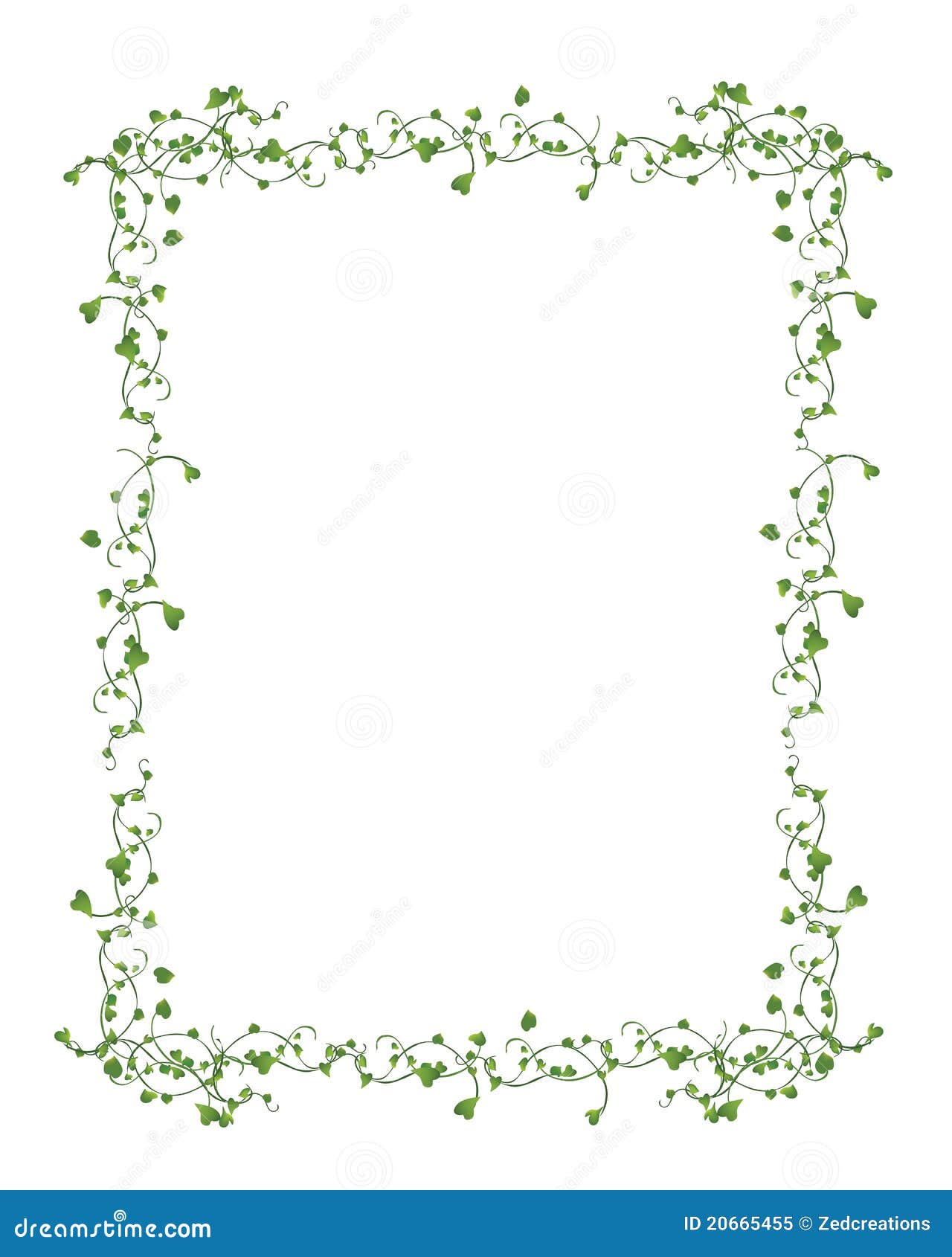 Springtime Border Illustration Stock Vector - Illustration of vector ...