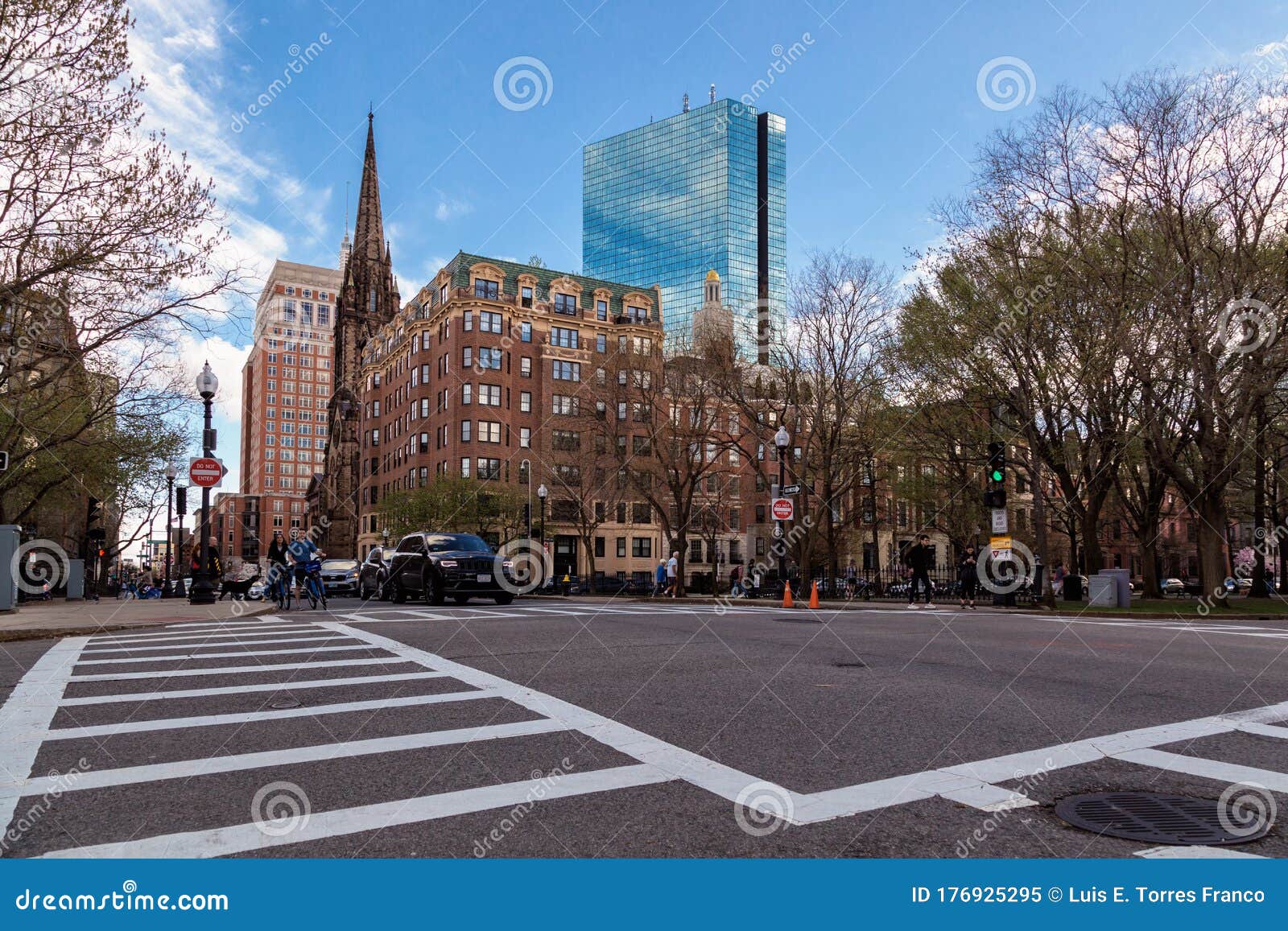 Springtime in Boston, Massachusetts Editorial Image - Image of blooming ...