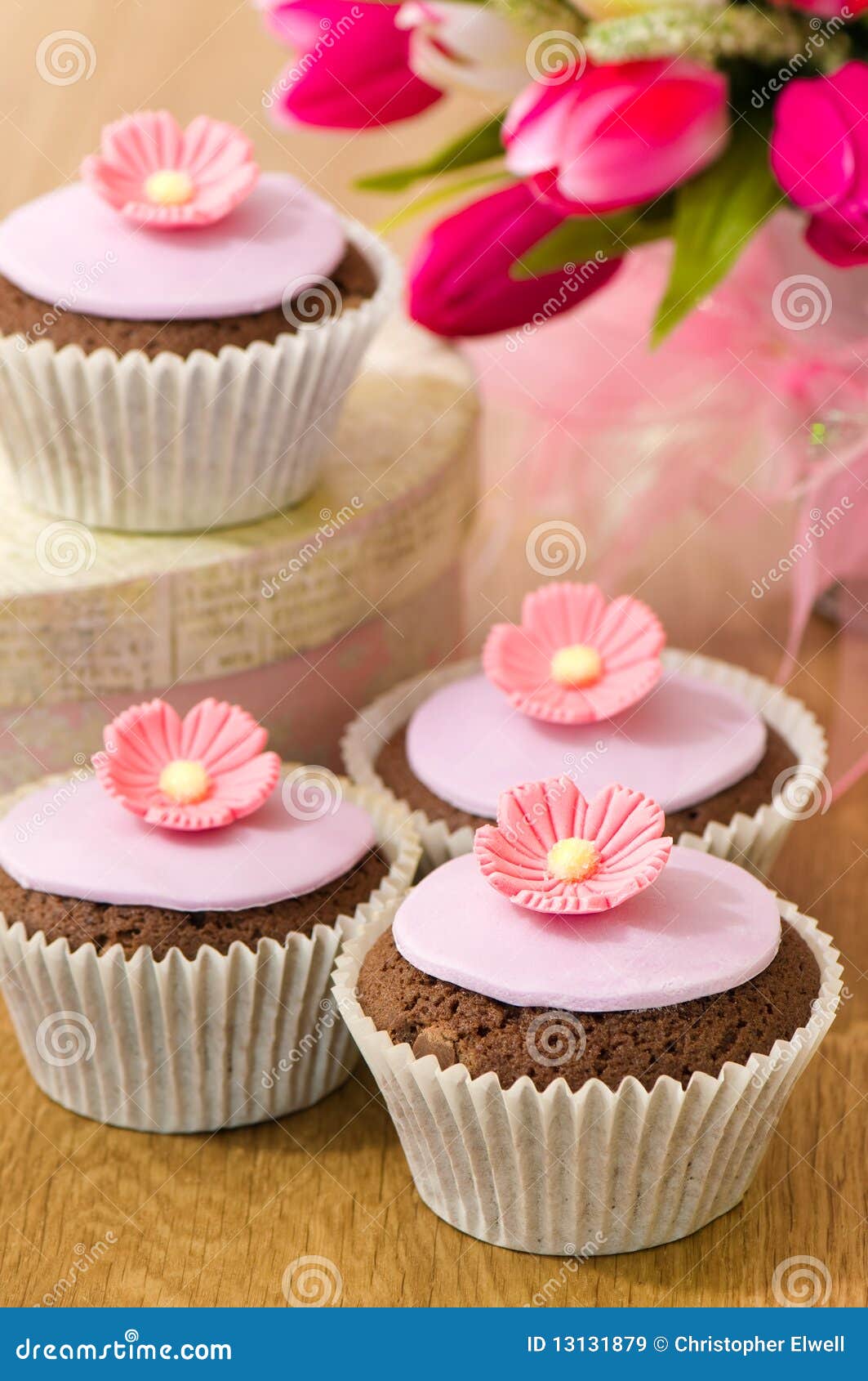 Springtime Cupcakes stock image. Image of cupcakes, springtime - 13131879