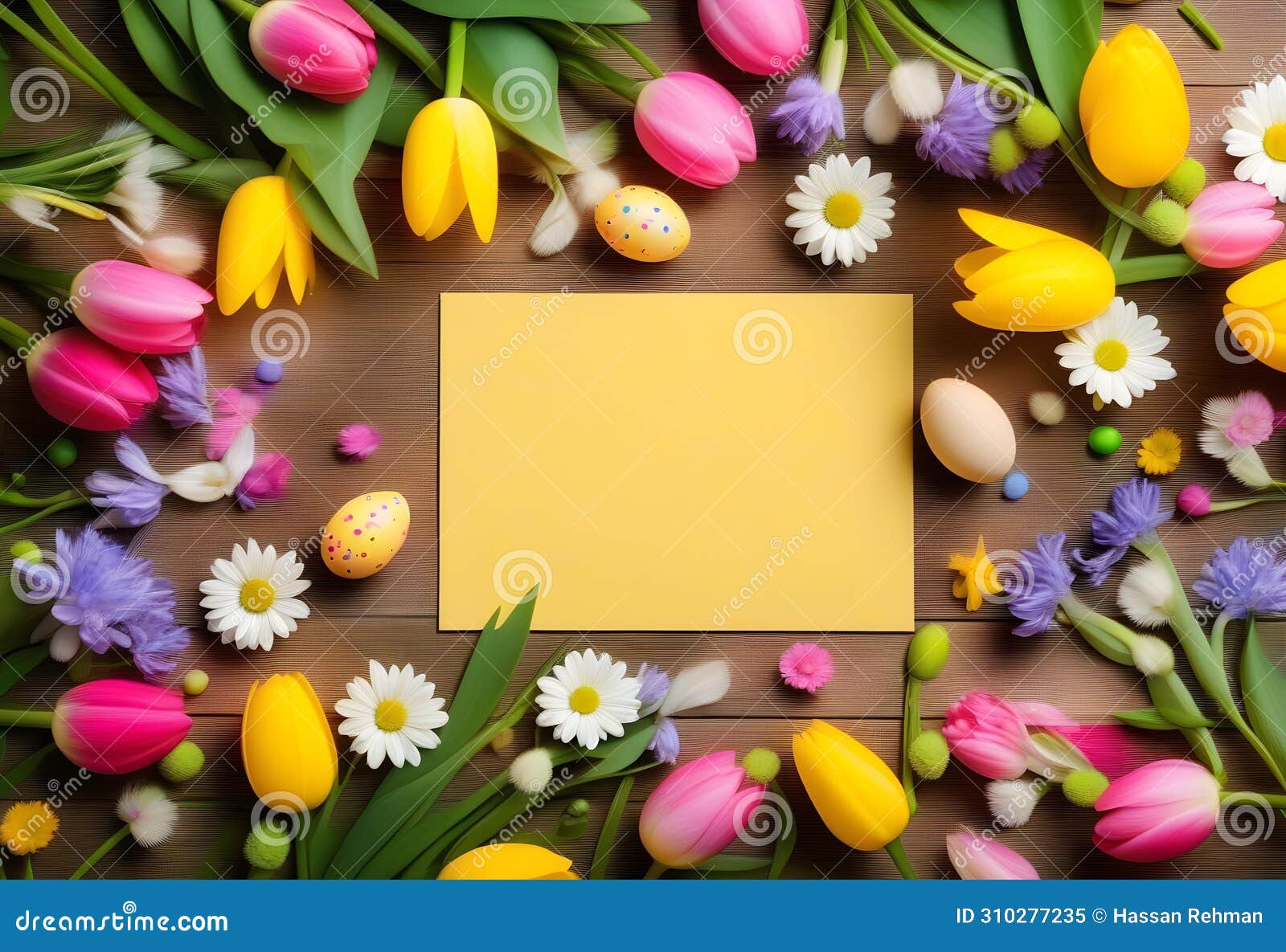 Springtime Easter Desktop Wallpaper Picture Stock Illustration ...