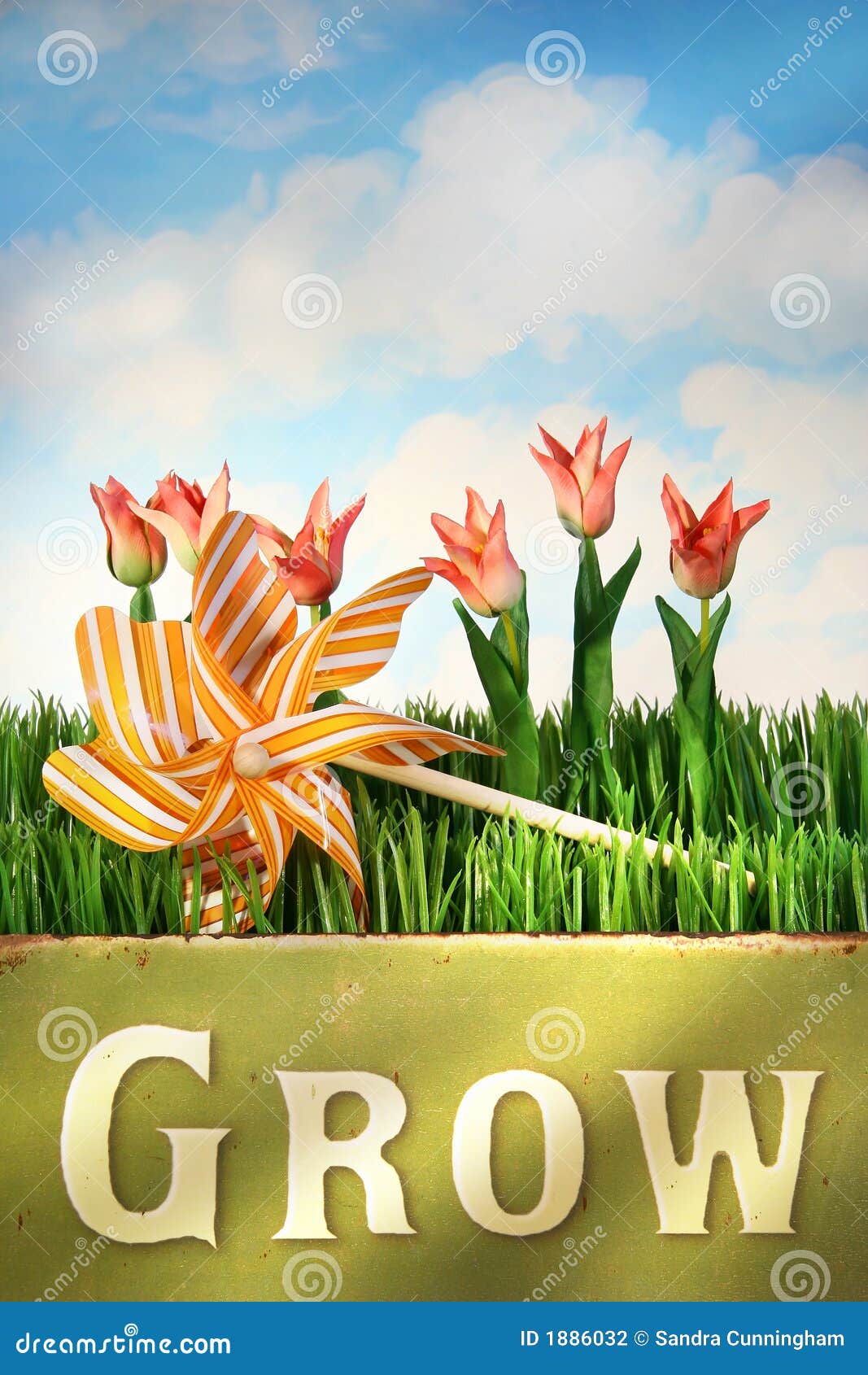 Springtime fun stock photo. Image of play, rainbow, purple - 1886032