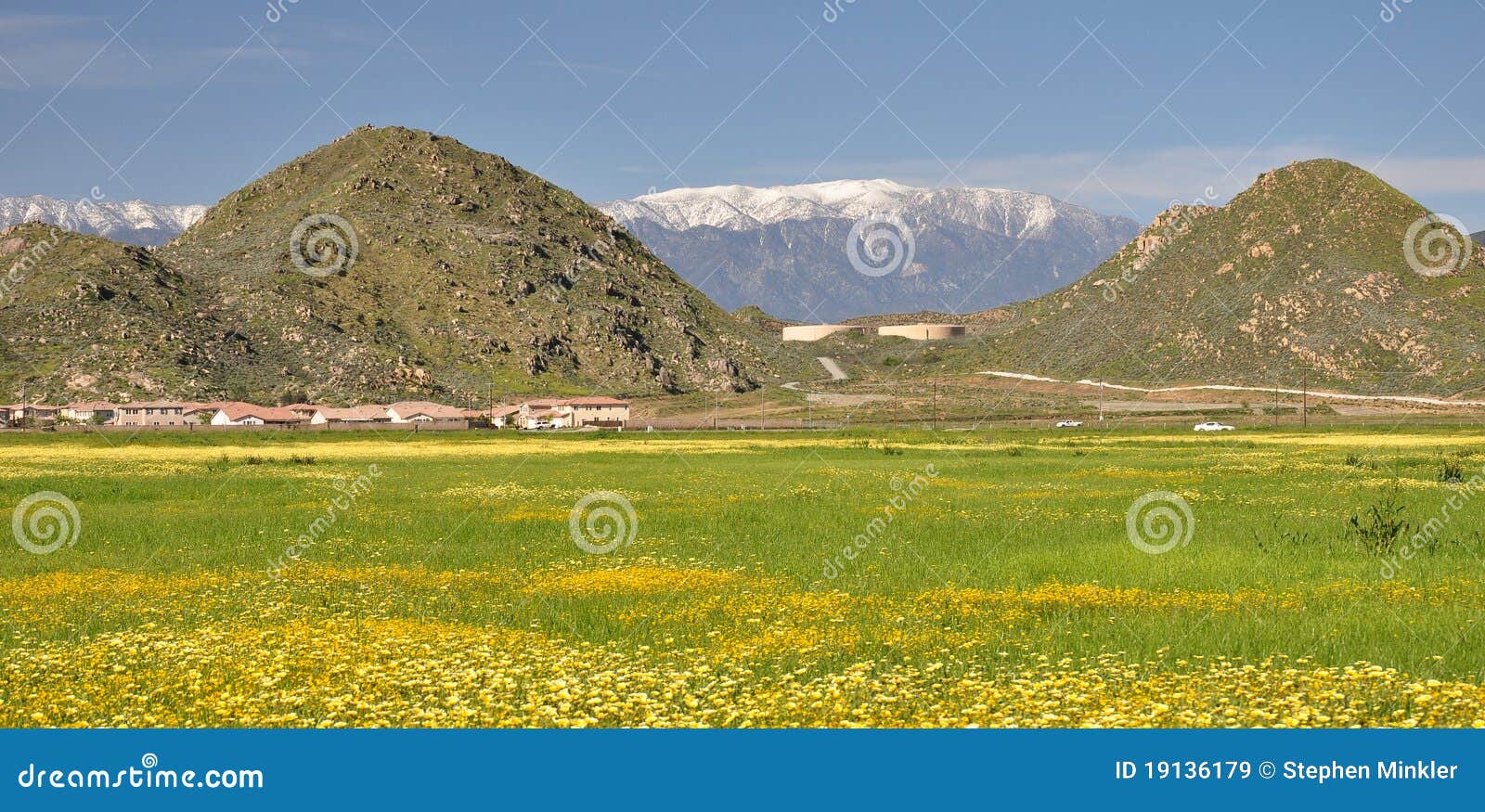 Springtime in Hemet, California Stock Image - Image of picturesque ...