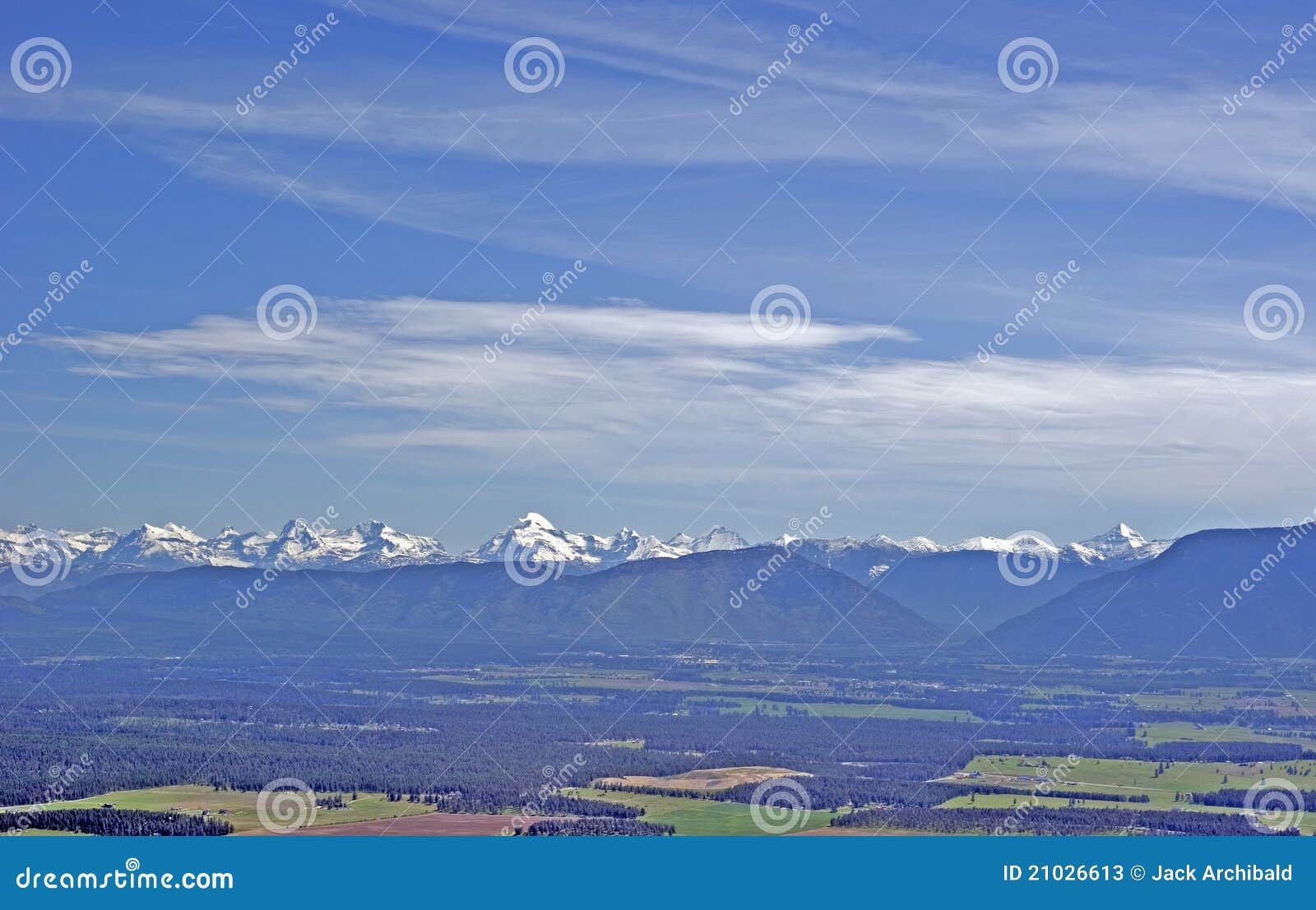 Springtime in the Rocky Mountains Stock Image - Image of white ...