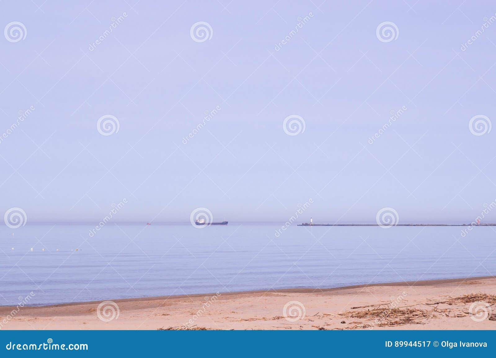 Springtime by the sea stock image. Image of blossom, springtime - 89944517