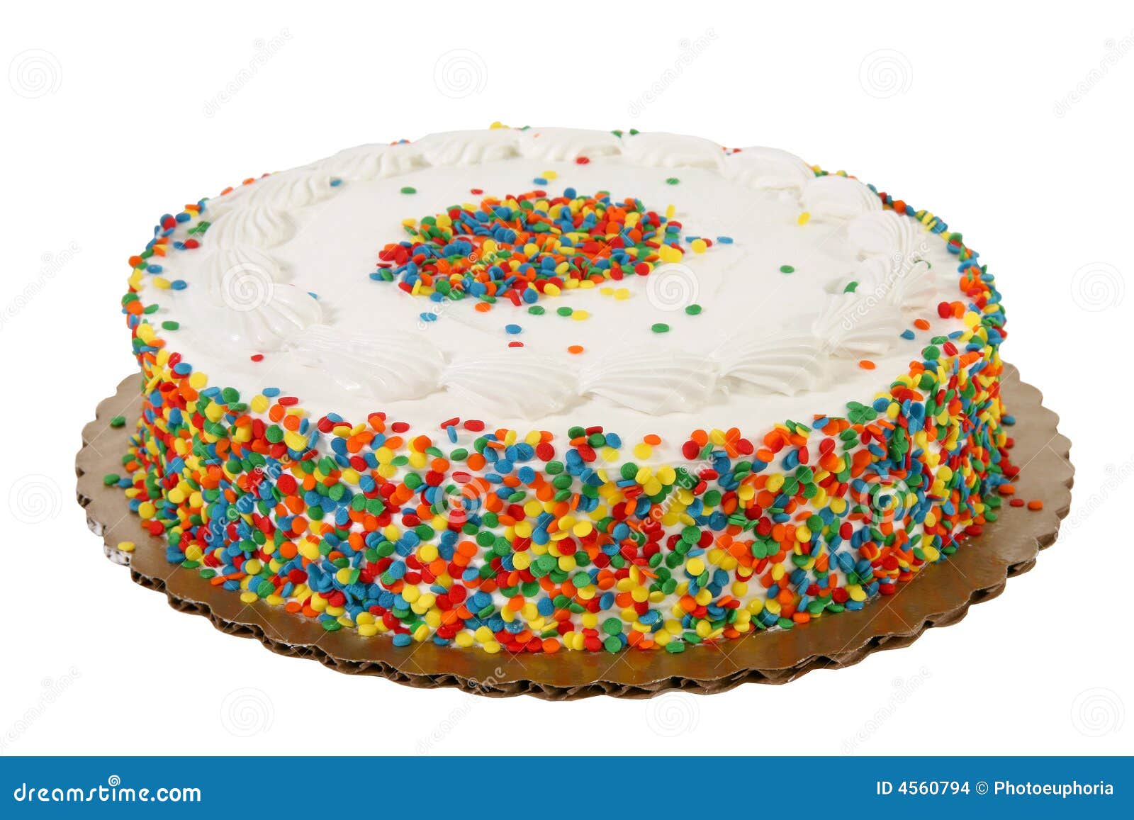 Sprinkle Cake stock photo. Image of sprinkles, sweets - 4560794