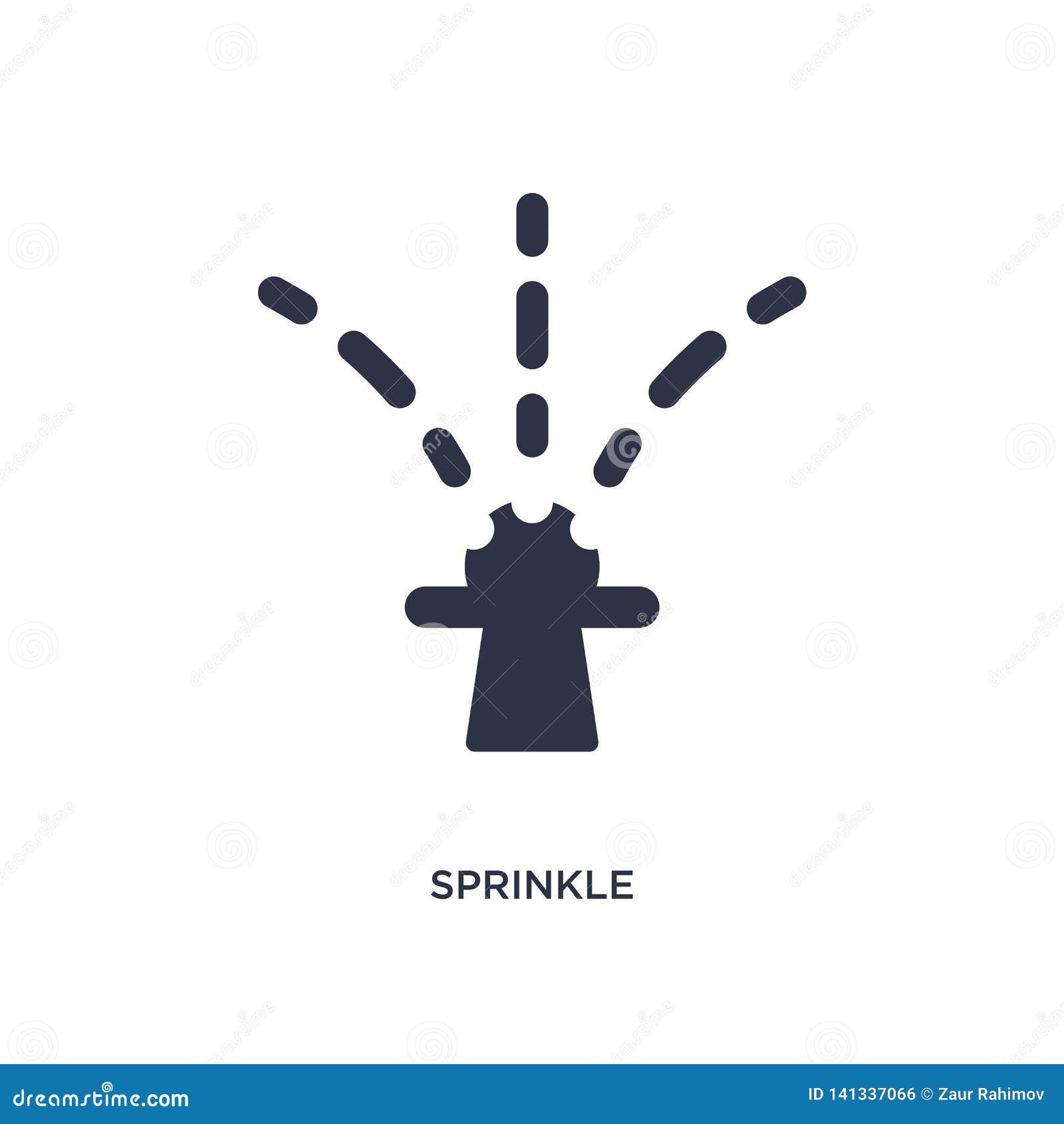Sprinkle Icon on White Background. Simple Element Illustration from ...