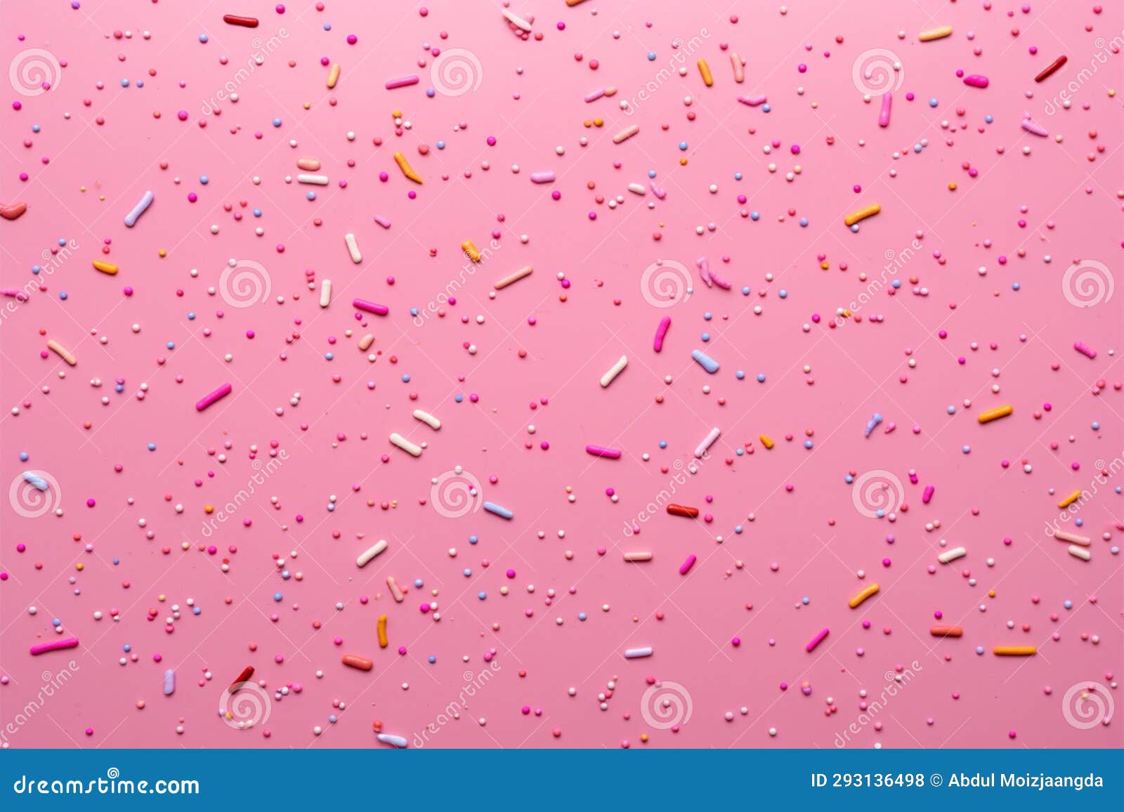 Sprinkle Pattern on a Pink Canvas, Perfect for Diverse Design Stock ...