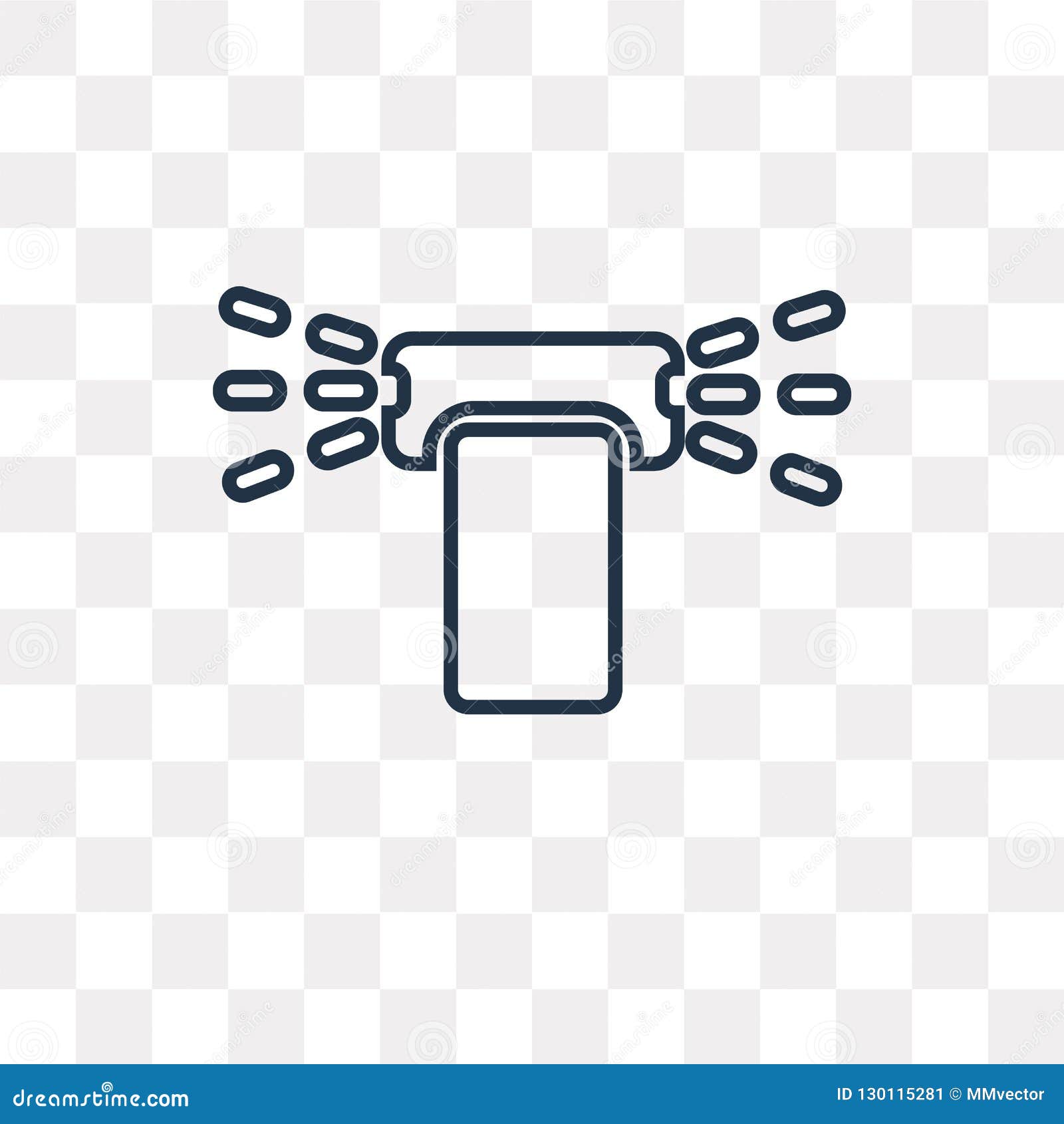 Sprinkle Vector Icon Isolated On Transparent Background, Linear ...