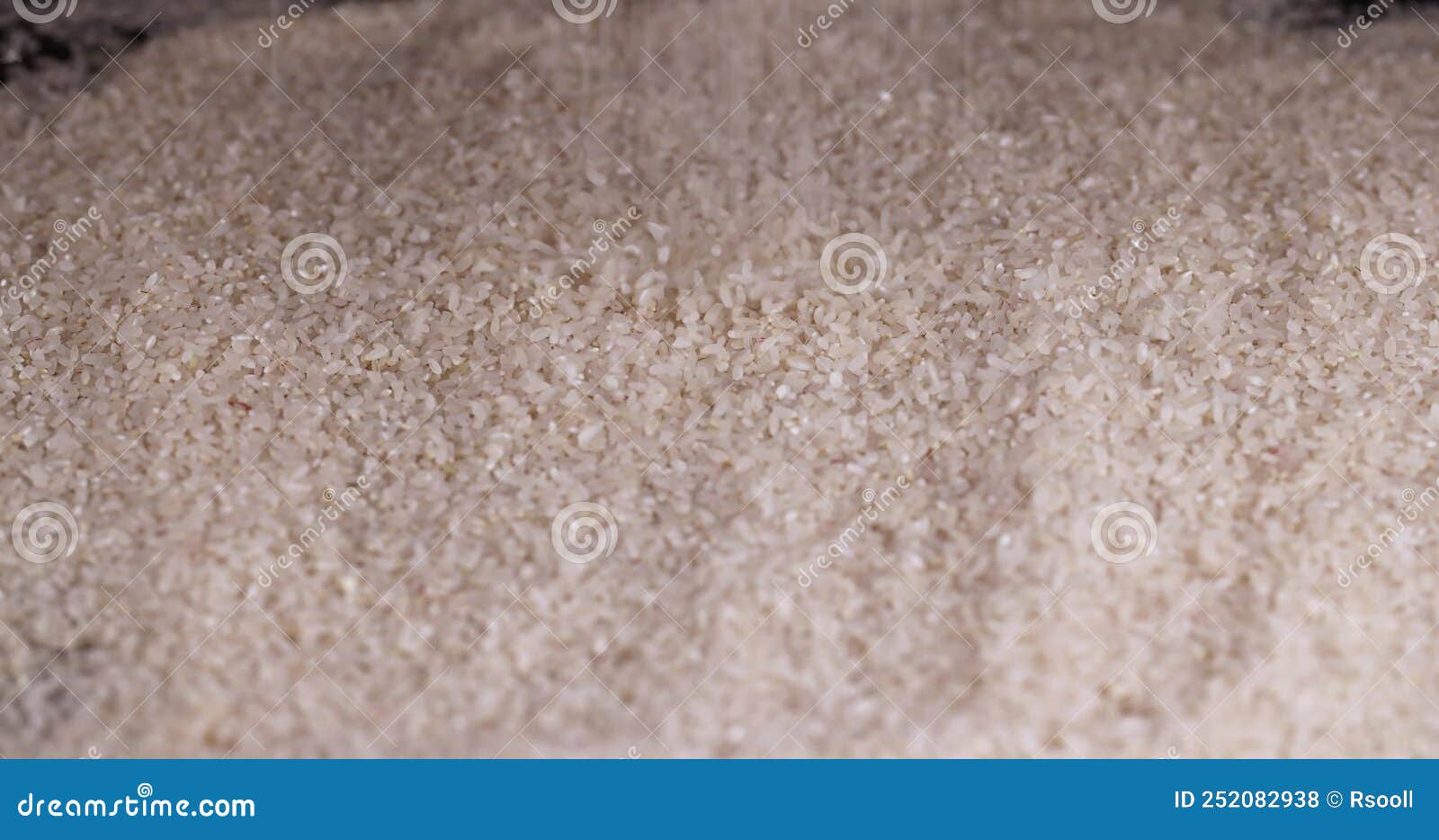 Sprinkle White Rice with Other Rice Including on the Table Stock ...