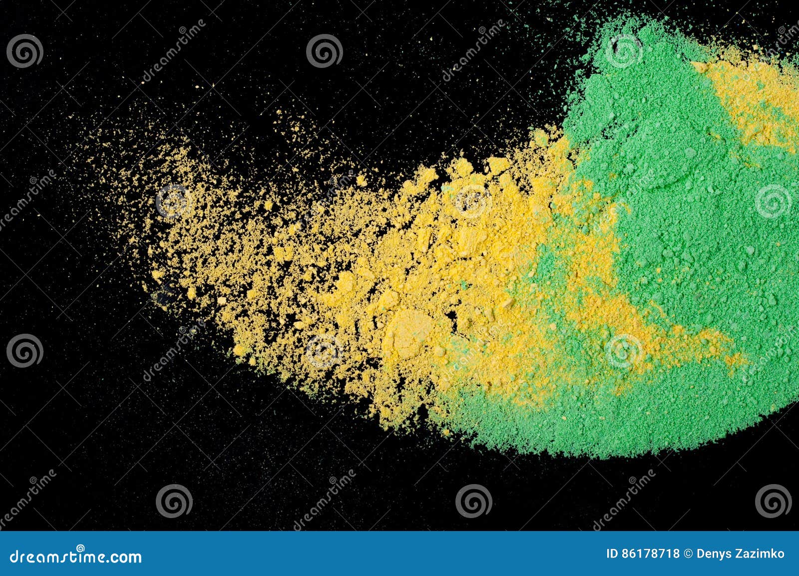 Sprinkled powder paint stock photo. Image of paint, black - 86178718