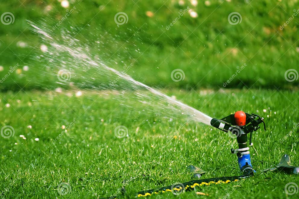 Sprinkler stock photo. Image of linear, spraying, irrigation - 2317476