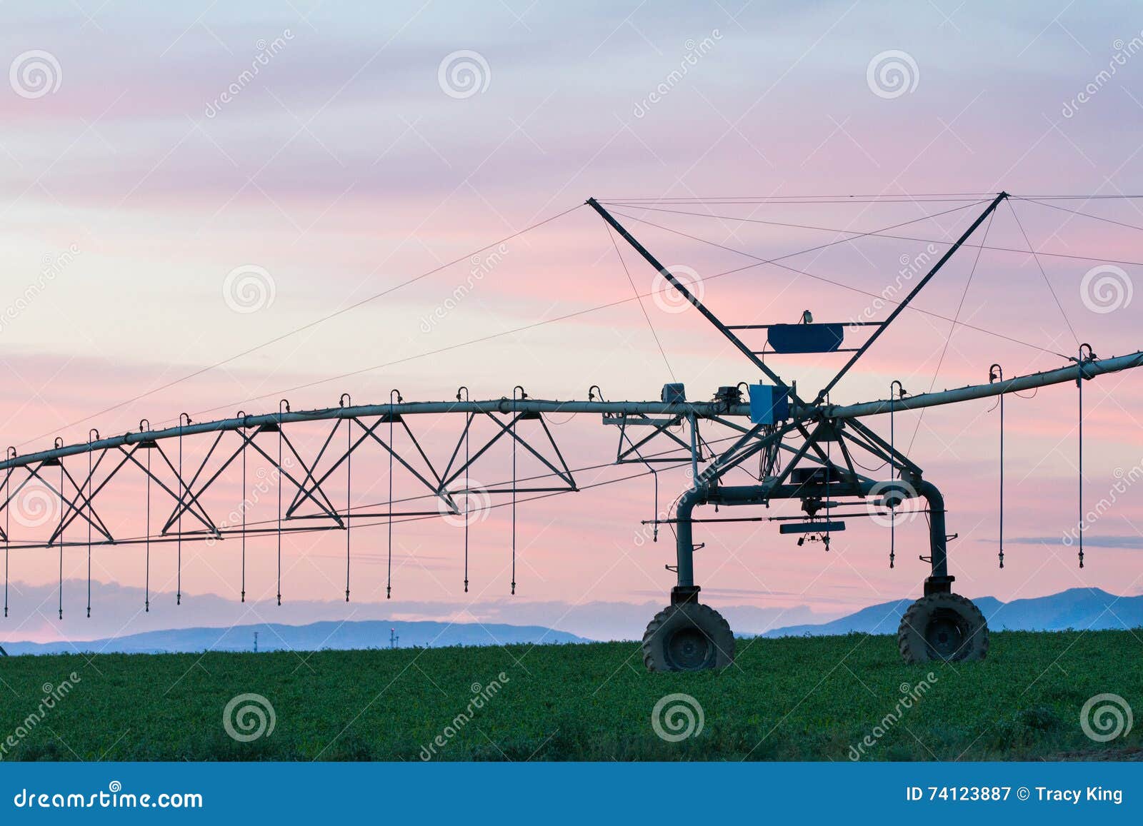 Sprinkler for farm stock image. Image of liquid, irrigation - 74123887