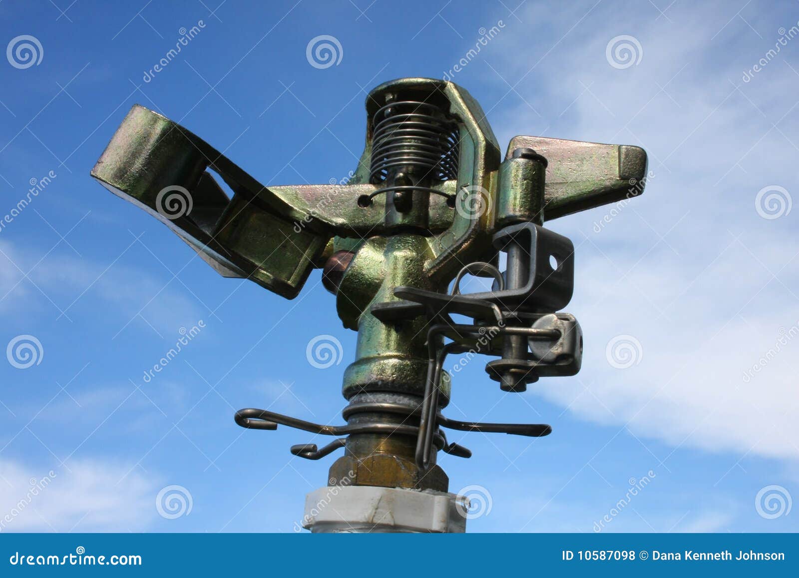 Sprinkler Head stock photo. Image of water, farm, mechanism - 10587098