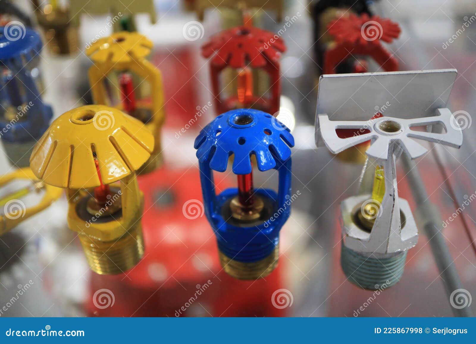 Fire Sprayer. Fire Extinguishing System Stock Photo - Image of ...