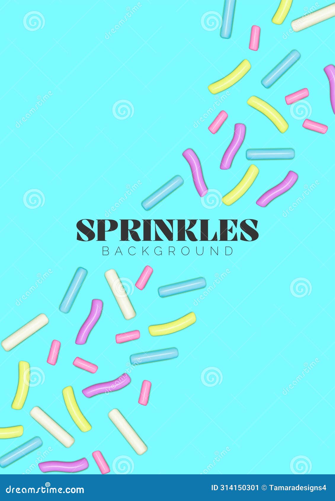 Sprinkles Festive Colorful Design Stock Vector - Illustration of ...