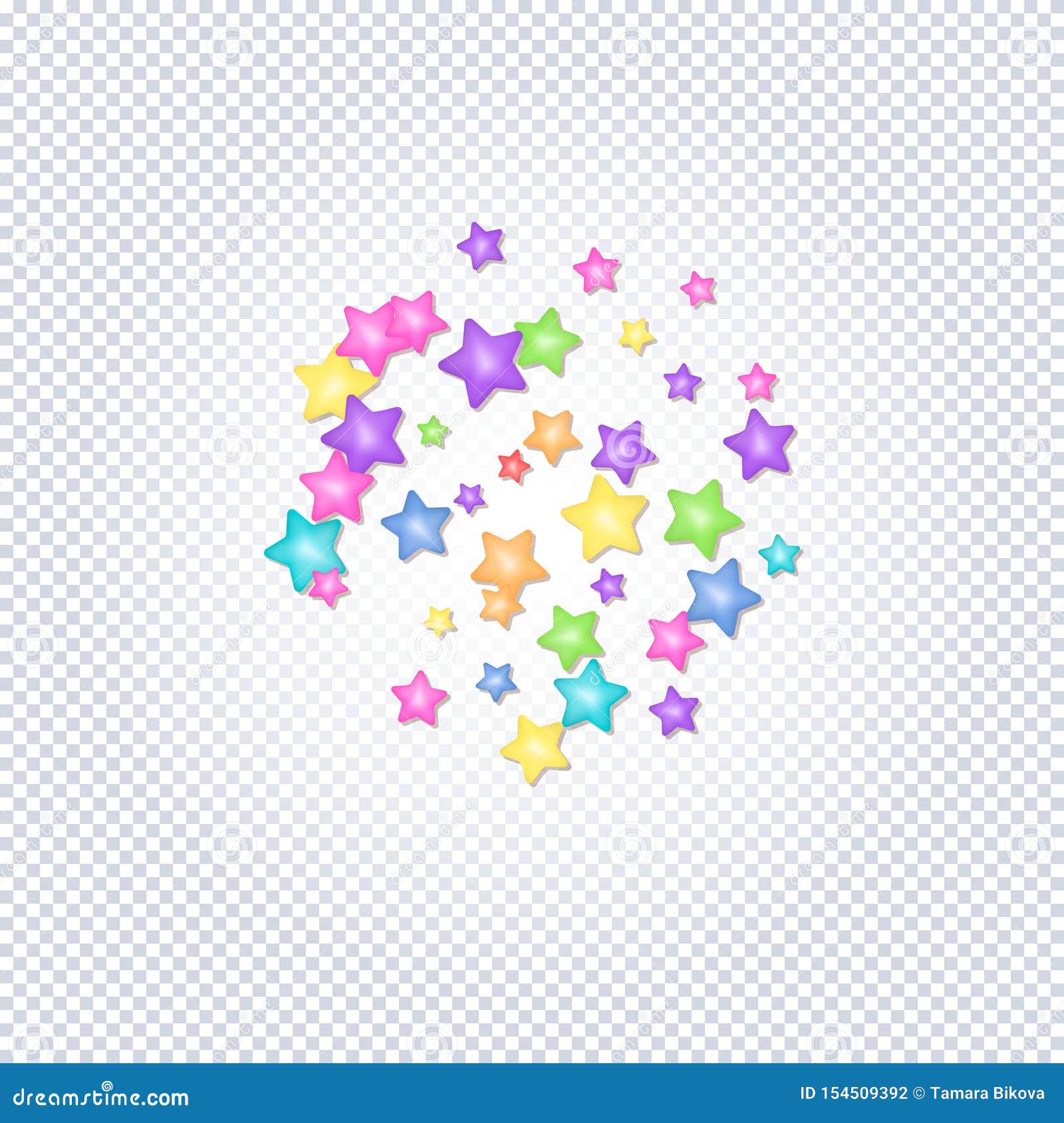 Sprinkles Grainy Frame on a Transparent Background Stock Illustration ...