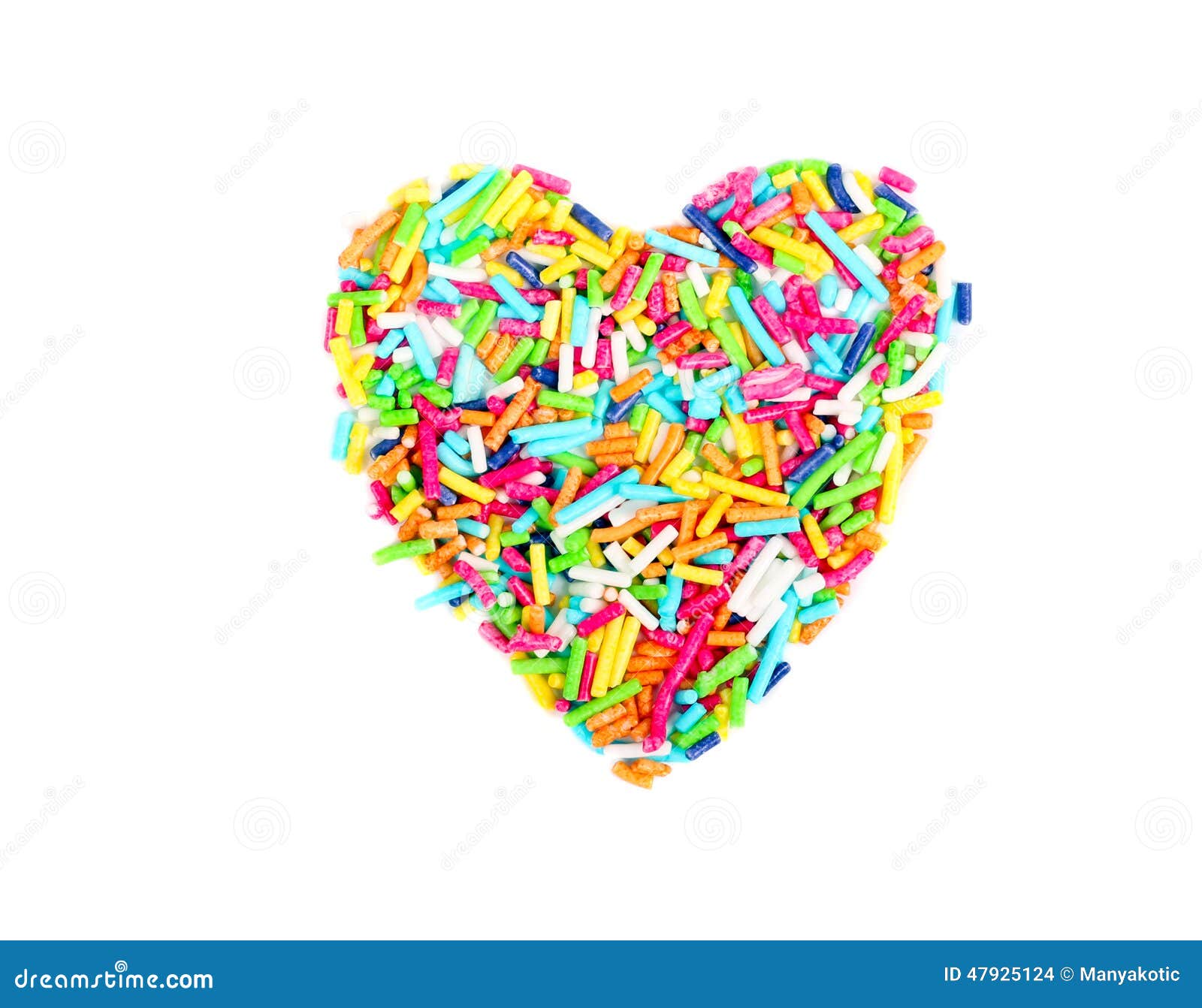 Sprinkles shaped as heart stock photo. Image of thousands - 47925124