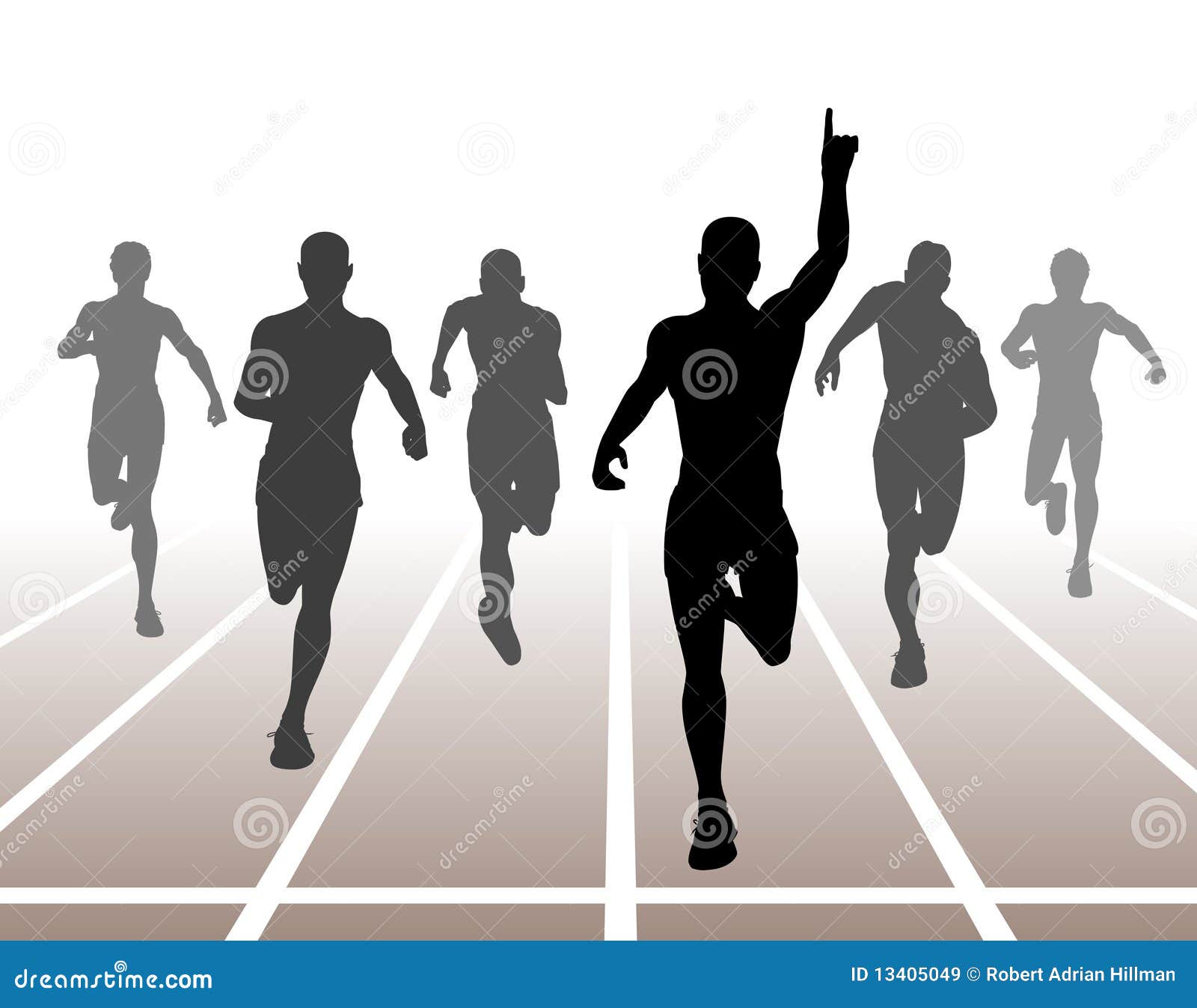 Sprint stock vector. Illustration of quickest, sprint - 13405049