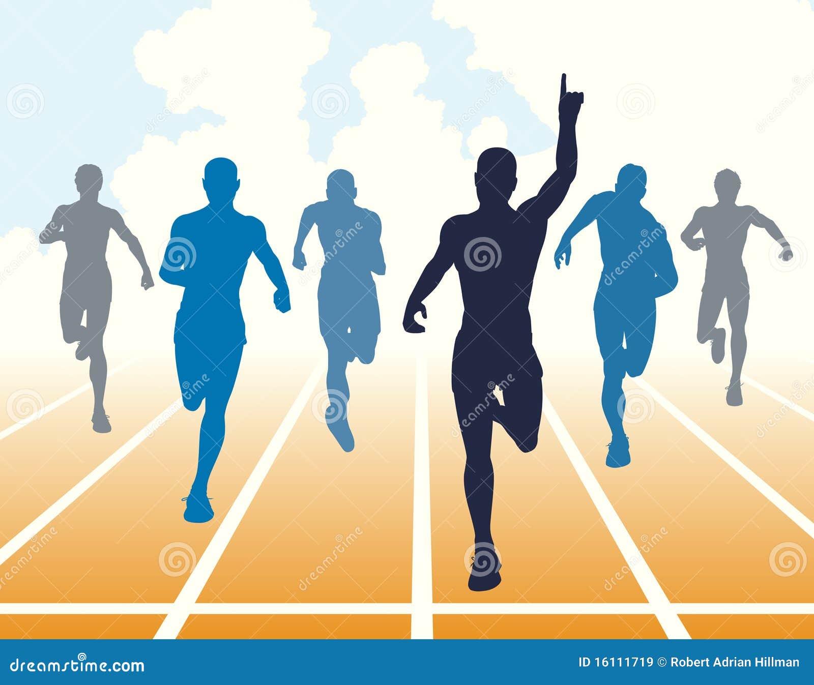 Sprint stock vector. Illustration of colorful, speed - 16111719